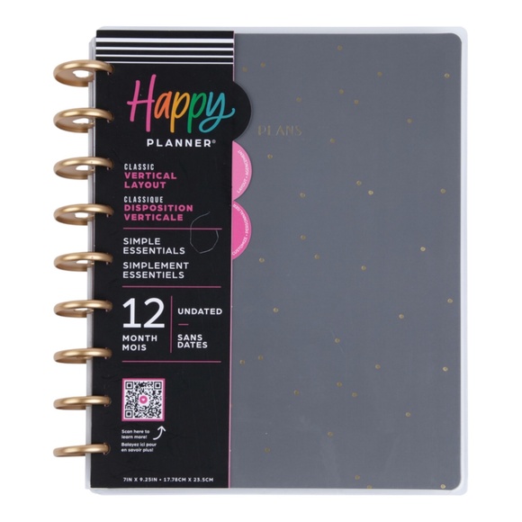 Happy Planner | Office | Happy Planner Undated Simple Essentials ...